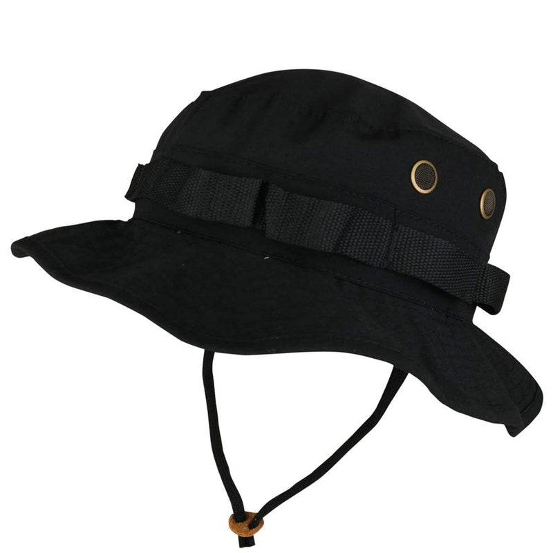 Armycrew Ripstop Tear Resistant Cotton Jungle Boonie Cap with Chin Str
