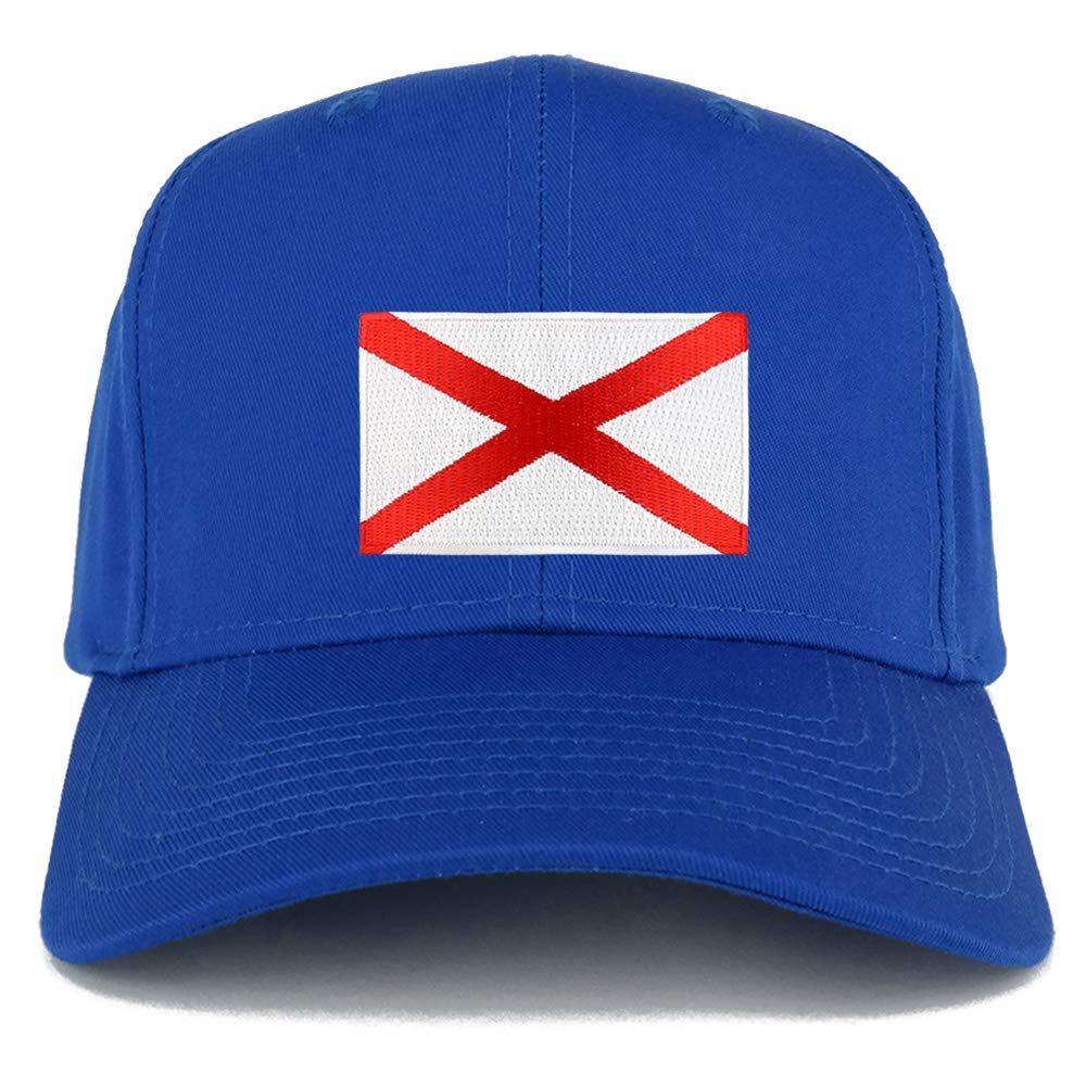 Armycrew New Alabama Home State Flag Embroidered Patch Adjustable Base