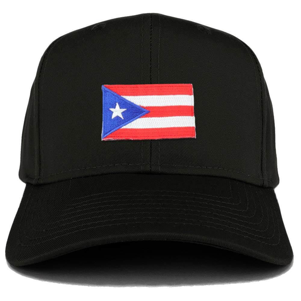 Armycrew Small Puerto Rico Flag Patch Structured Baseball Cap